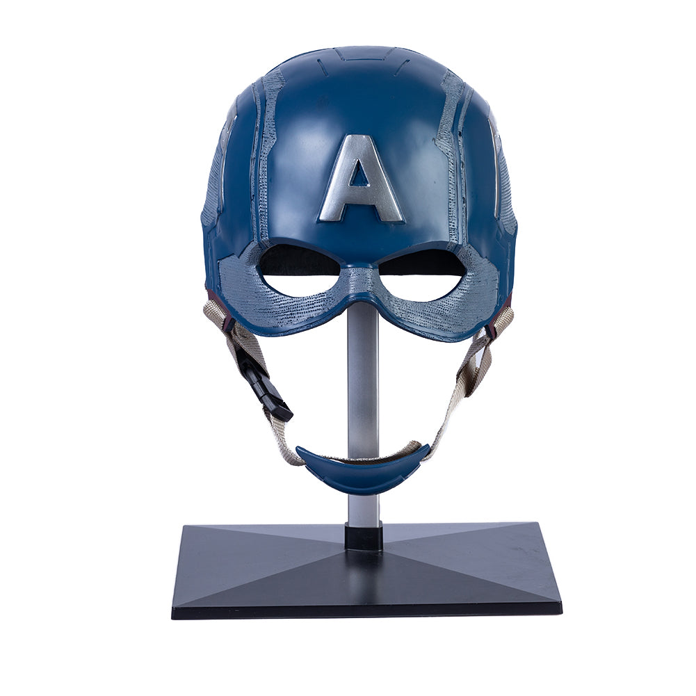 XCOSER Superhero Captain America Helmet Steve Rogers Full Head Resin ...