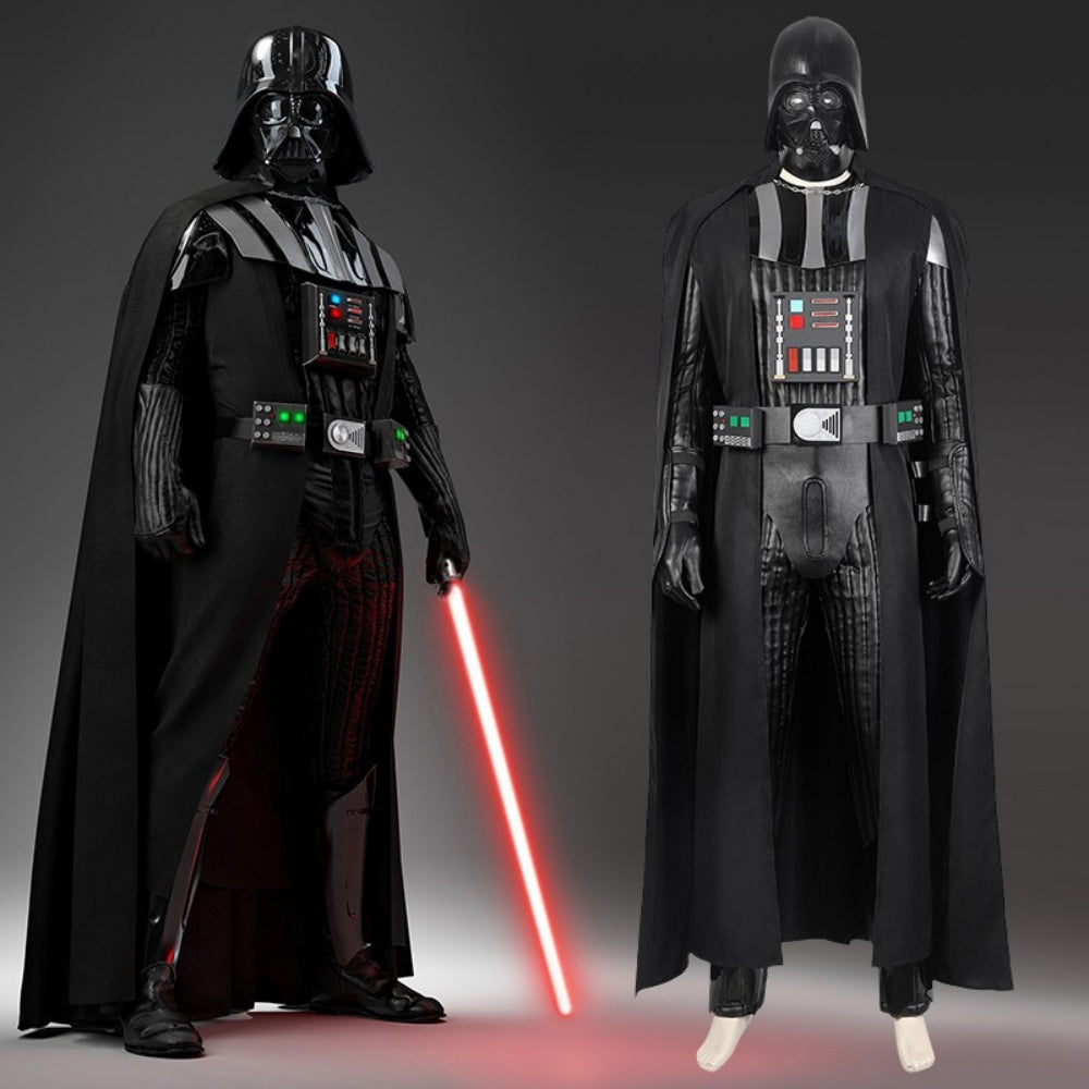 Darth Vader Leather Jumpsuit - Star Wars Suit - Men Full Set Halloween