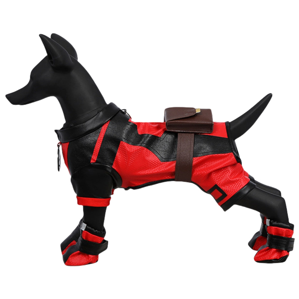 Deadpool3 Wolverine Dogpool Costume Outfit Pet Clothing