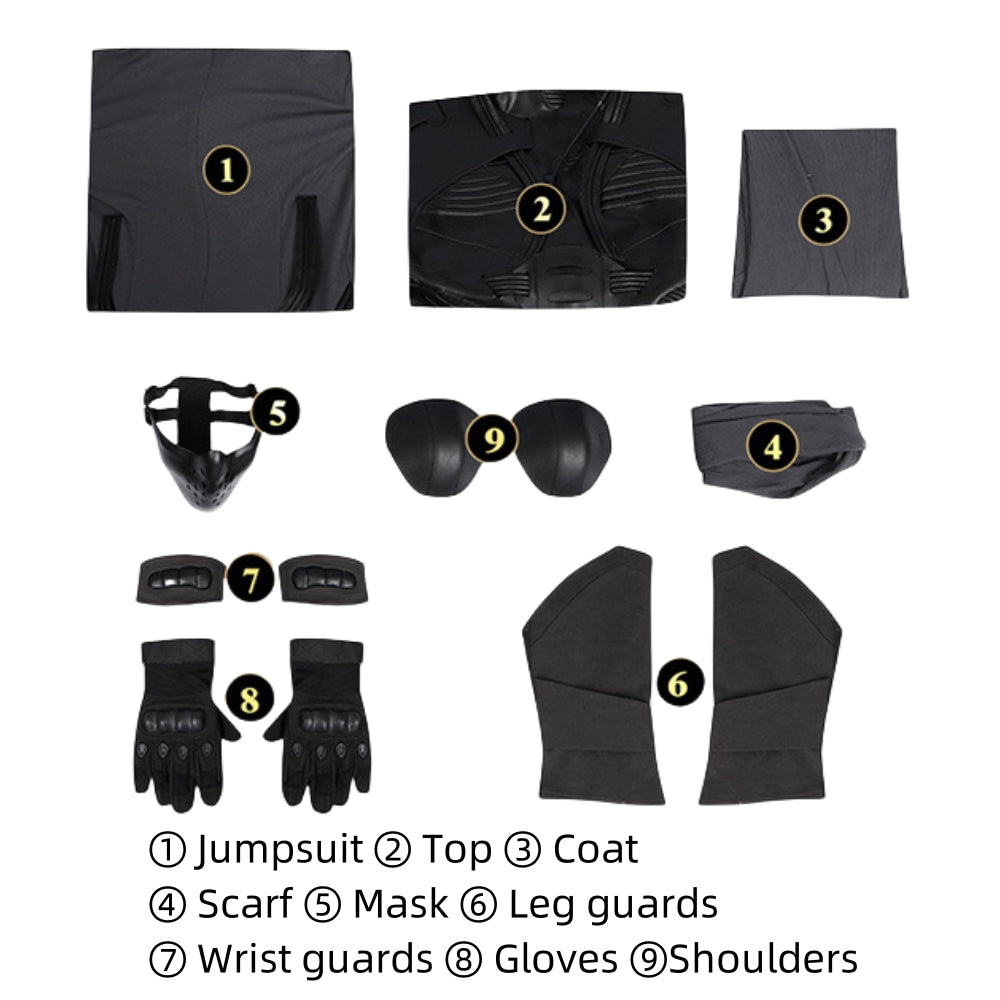 Paul Atreides Costume Outfit - Dune 2 Jumpsuit Replica - Men Full Set