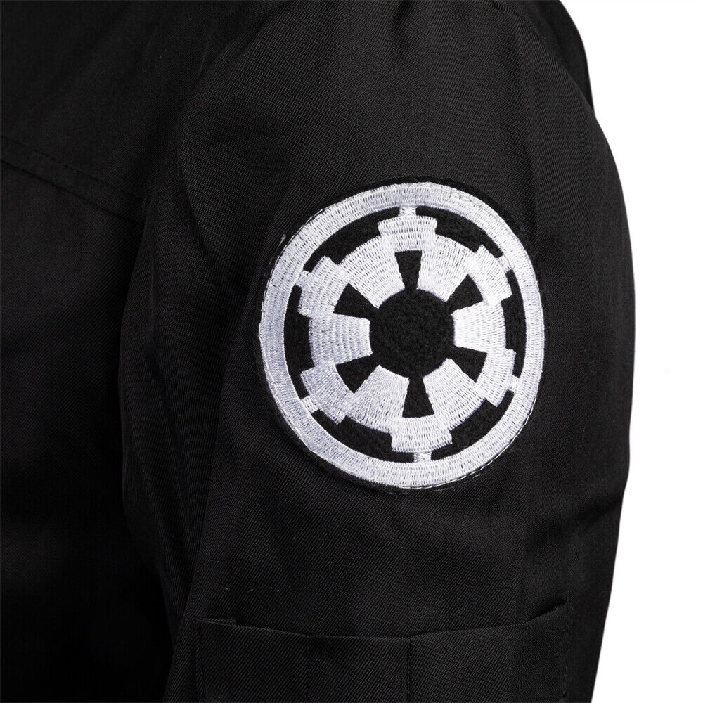 Tie Fighter Pilot Uniform Set - Star Wars Suit - Helmet & Flight Cos S