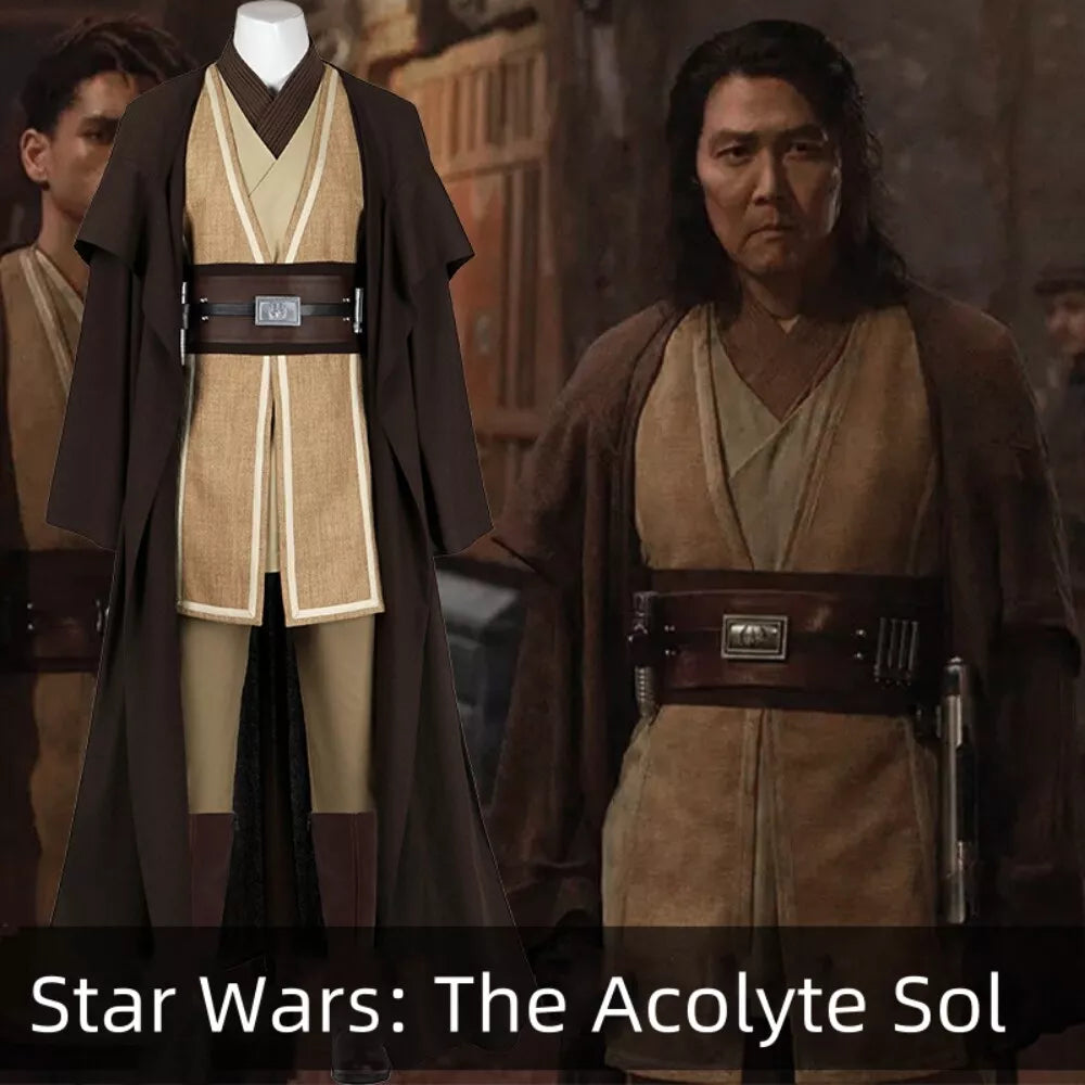【new Arrival】xcoser Star Wars The Acolyte Sol Cosplay Costume Jedi Ma