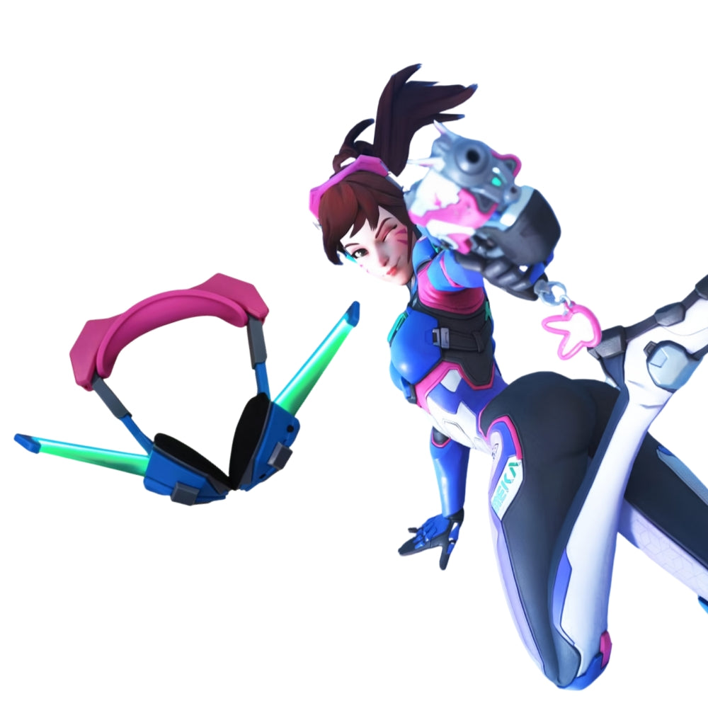【New Arrival】Xcoser Overwatch2 D.Va Hana Song MEKA Cosplay Earphone