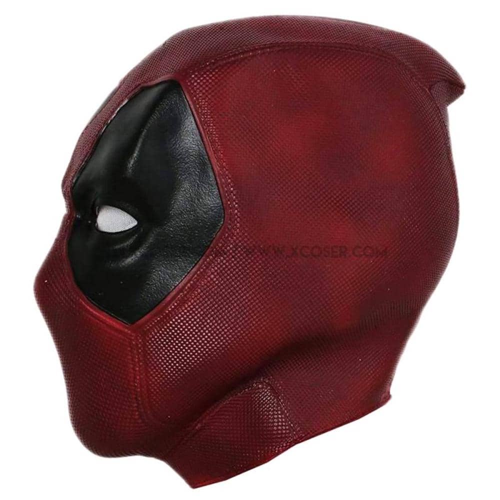 Xcoser Superhero Deadpool Mask Latex Full Head Wade Cosplay Costume ...